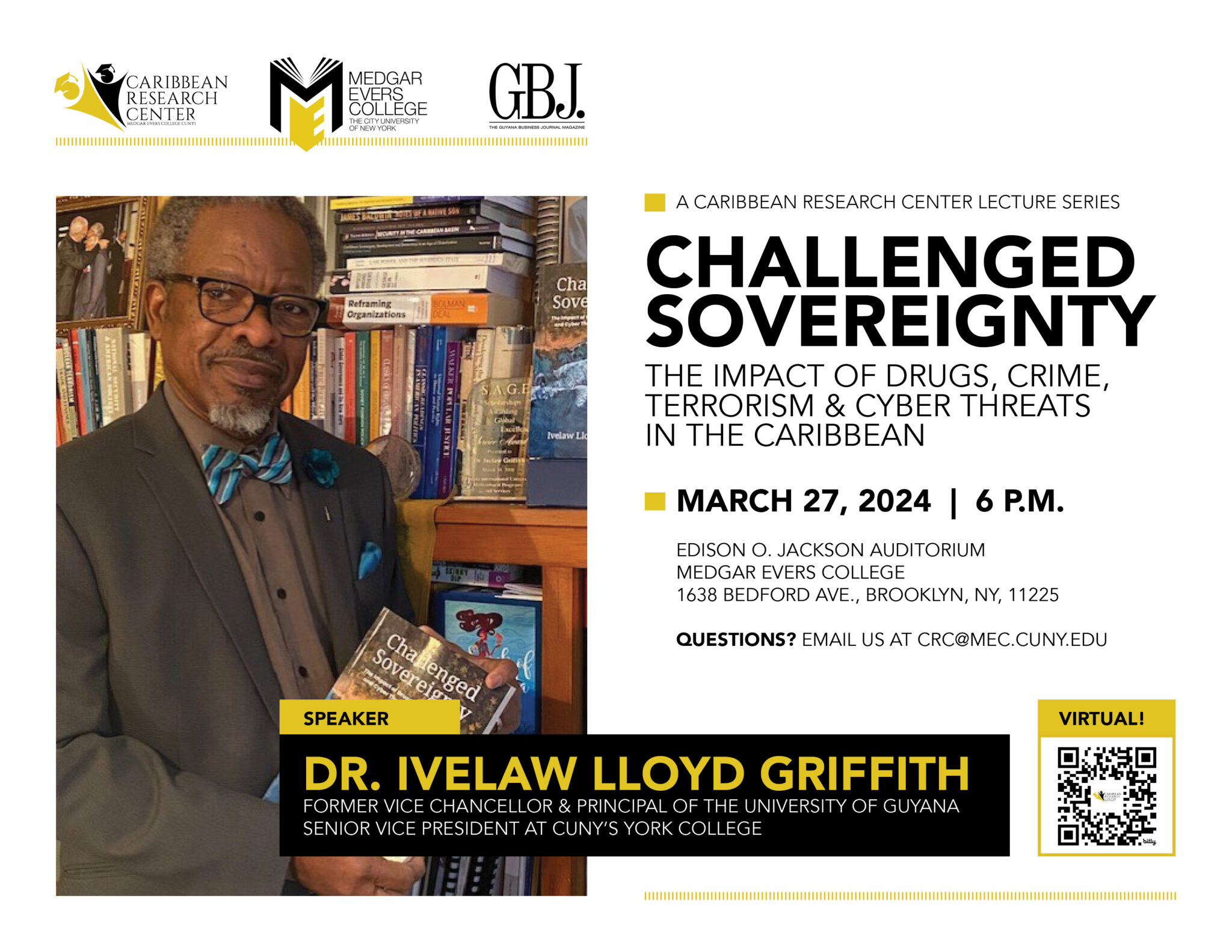 Challenged Sovereignty: A conversation with Dr. Ivelaw Lloyd Griffith ...
