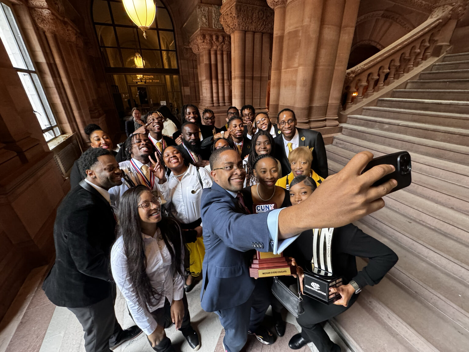 Forever the firsts: Medgar Evers College indoor track teams honored at ...