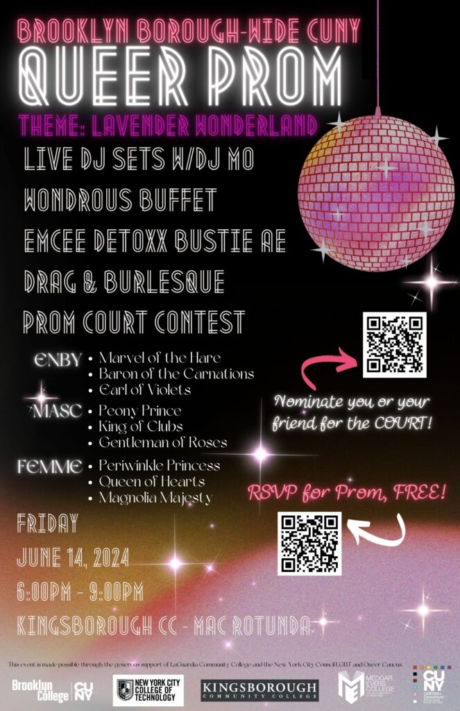 Brooklyn-CUNYs Queer Prom: Lavender Wonderland - Medgar Evers College