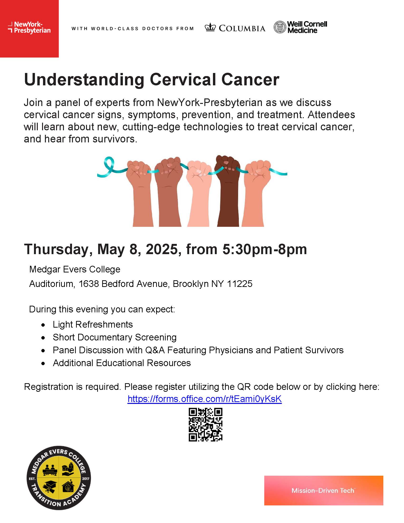 Understanding Cervical Cancer: A discussion - Medgar Evers College